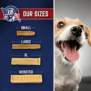 Devil Dog Pet Co Yak Cheese Himalayan Dog Chew - Premium Yak Chew - Heavy Duty All Natural Dog Treat for Teething Puppy and Aggressive Chewers - USA Veteran Owned Business (Large - 1 Pack)