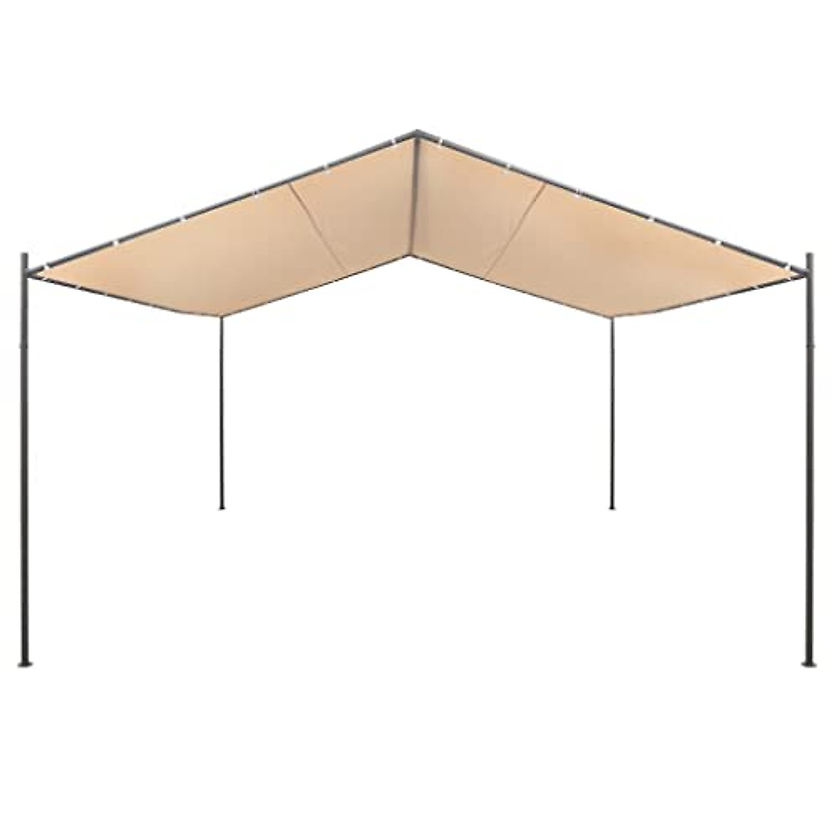 Gazebo Pavilion Tent Canopy,Grill Gazebo,Rv Carport,Heavy Duty Tents for Parties,Outdoor Gazebo,Shade Tent,Wedding Tent,for Outdoor,Backyard,Garden,Lawns,13' 1" x13' 1" Steel Beige