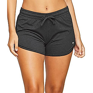 Colosseum Active Women's Simone Cotton Blend Yoga and Running Short (Black, Large)