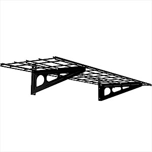 Sylvan Modular Garage Wall Shelves for Storage DIY Wall Mount Shelf with Garage Shelving Wall Mounted Kit Sturdy Garage Wall Shelving and Wall Mount Shelf Construction (1'x4')