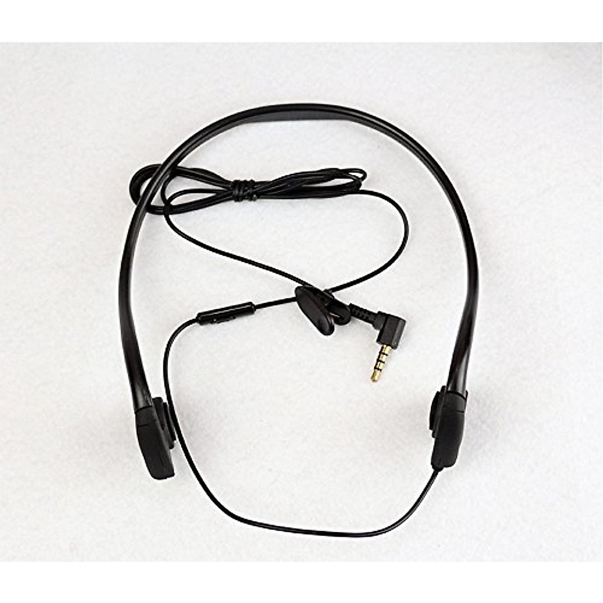 GZCRDZ Bone Conduction Wired Headphones with Noise Cancelling Mic 3.5mm Connector Sweat Resistant Headphones for Cycling Running and Other Sports (Black)