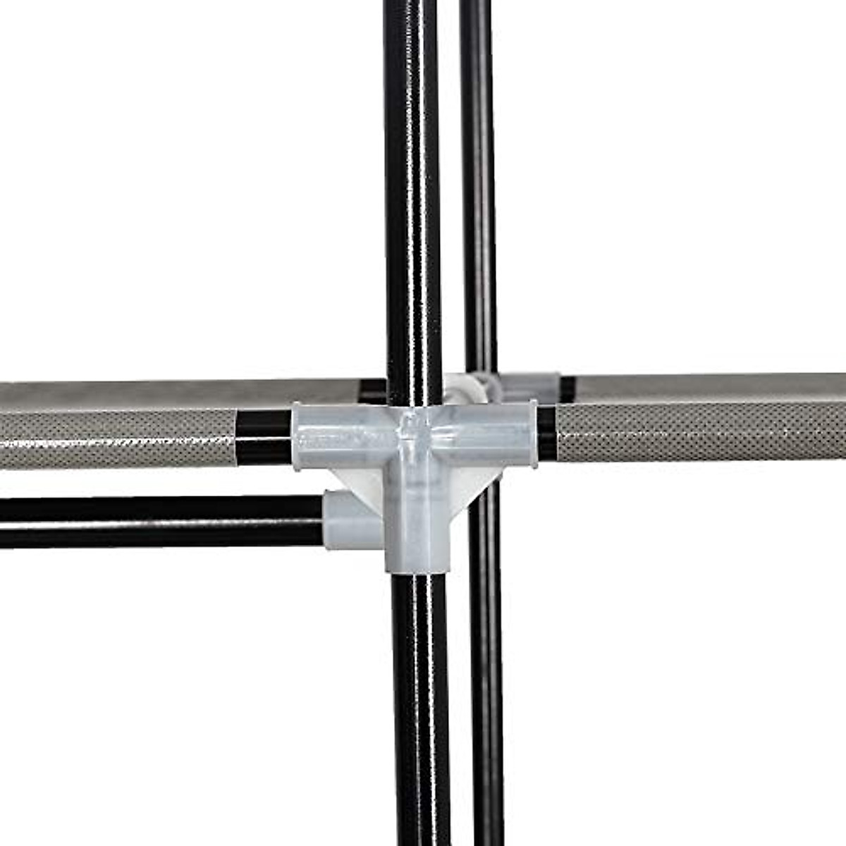 Portable Closet Clothing Wardrobe 5-Layer Nonwoven Wardrobe Double Bar Storage