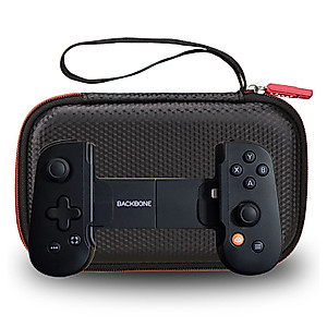 Mchoi Mobile Gaming Controller Case Fits for Backbone One Mobile Gaming Controller, with Mesh Pocket for USB Cable and Accessories, Case Only