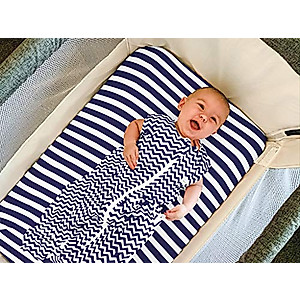 Bassinet Bed Sheets – Premium Bassinet Fitted Sheet for Halo, Mika Micky, Maxi COSI & Others - 4 Pack 100% Jersey Knit - Bassinet Bedding for Standard Size Oval or Halo Bassinet Pads for Boys & Girls