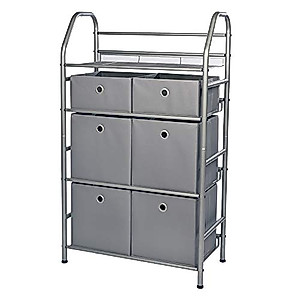 neatfreak! 4 Tier Metal Home Storage Organizer w/Bins