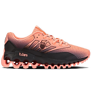 K-Swiss Women's Tubes Sport Training Shoe, Lite Neon Coral/Black, 8 M
