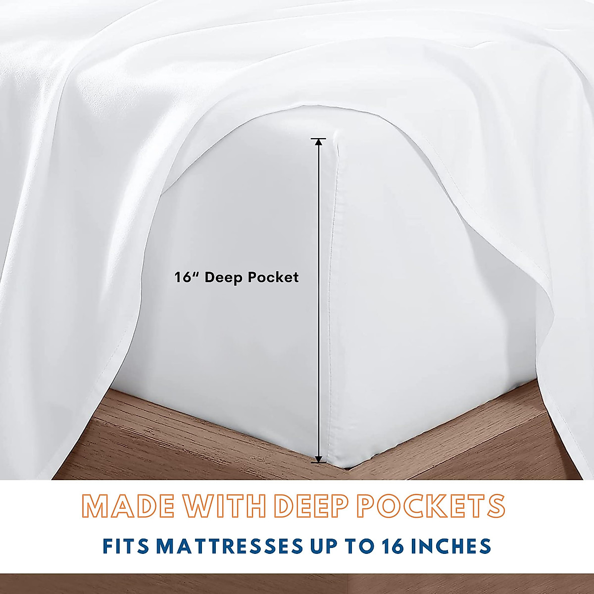 THYUNQ Koi Fish Sheets Full Size Bed, Japanese Pattern Bedding Sheets & Pillowcases - 16 Inch Deep Pocket, Super Soft Microfiber Printed Sheet Set 4 Piece