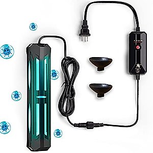 TAISHAN Aquarium Clean Light，13 W UV Sanitizer Submersible Light with Timer,Aquarium Water Clean Green Clear Waterproof Clean Lamp for Pond,Swimming Pool,Indoor