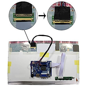 VSDISPLAY HDMI VGA 2AV LVDs Controller Board for B140XW01 N140BGE-L31 HT140WXB B156XTN02 N156BGE-L21 NT156WHM-N50 14" 15.6'' 1366x768 40Pin LED LCD Panel