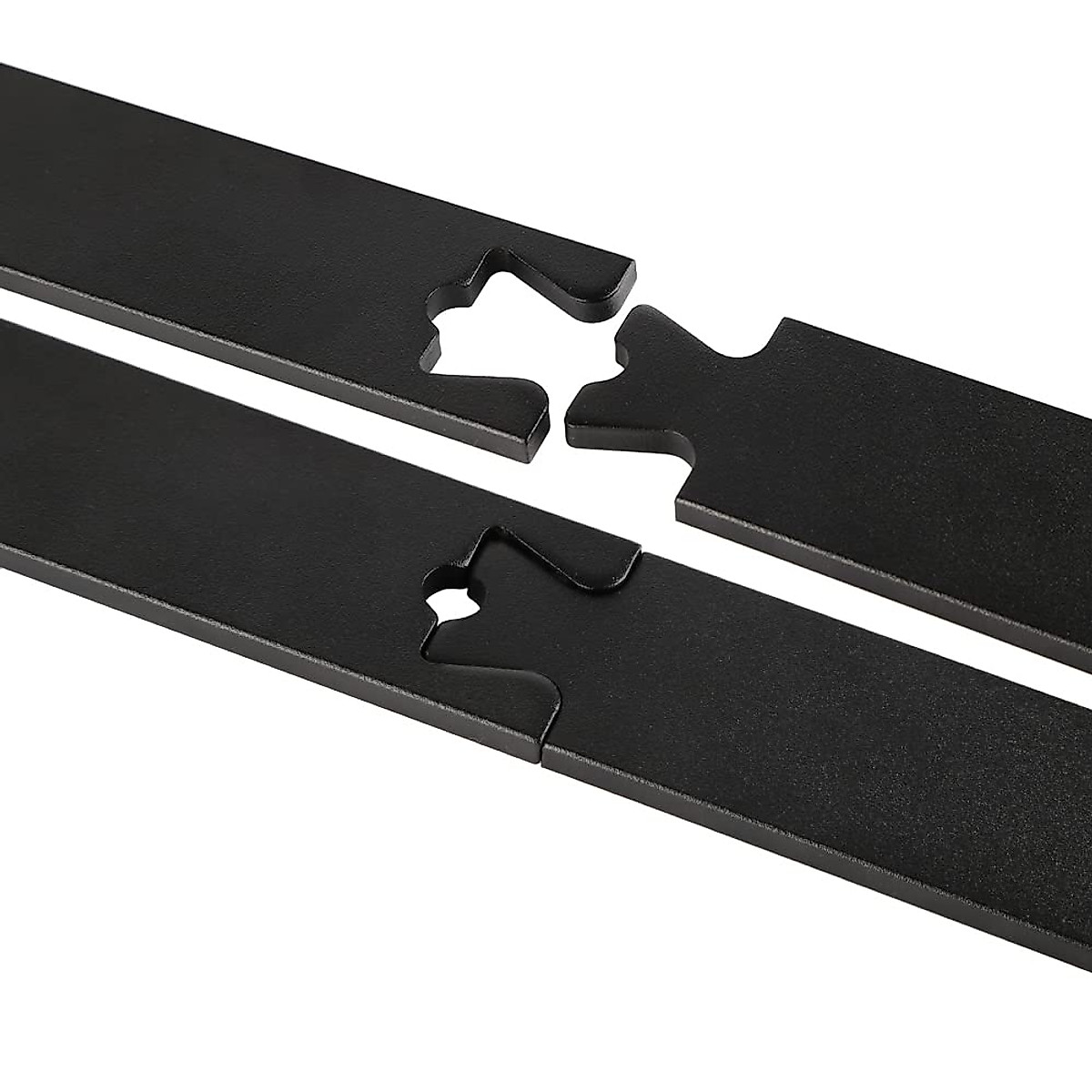 WOHLLEBEN 6.6 Feet Heavy Duty Sliding Barn Door Hardware Kit Easy to Install, Smoothly and Quietly, Sliding Doors Hardware Track Kit Suitable for Bedroom Kitchen (Classic, 78.74 inch)