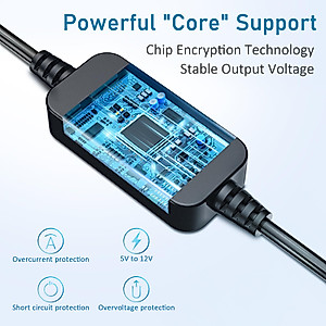 Valentine One V1 Gen 2 Radar Detector Power Replacement Cable, USB C Plug to RJ11 Plug, no PD Fast Charging Function, only Power Supply (RJ11-1M)