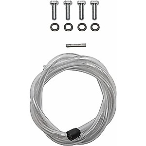 OEM Technologies 90028 Horizontal Axial Cam Replacement Pressure Washer Pump Kit, 3300 PSI, 2.4 GPM, 3/4" Shaft, Includes Hardware and Siphon Tube, for Residential and Industrial Gas Powered Machines, Silver