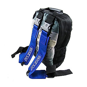 W-POWER JDM Bride Racing Laptop Travel Backpack Brown Bottom with Adjustable Harness Straps (XL-Blue)