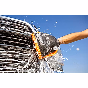 Car Wash Kit with 5-12 ft Extension Pole // Car Washing Brushes Set with Telescopic pole // Microfiber Wash Mop // Soft Wash Brush and Car Wash Tools // The Ultimate RV, Truck Washing Kit