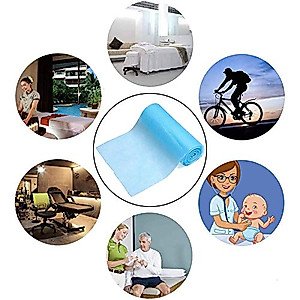 Disposable Waterproof Non-Woven Fabric Cloth，95% Polypropylene Fabric,DIY Handmade Material，Waterproof and Breathable Skin-Friendly and Soft (20M)