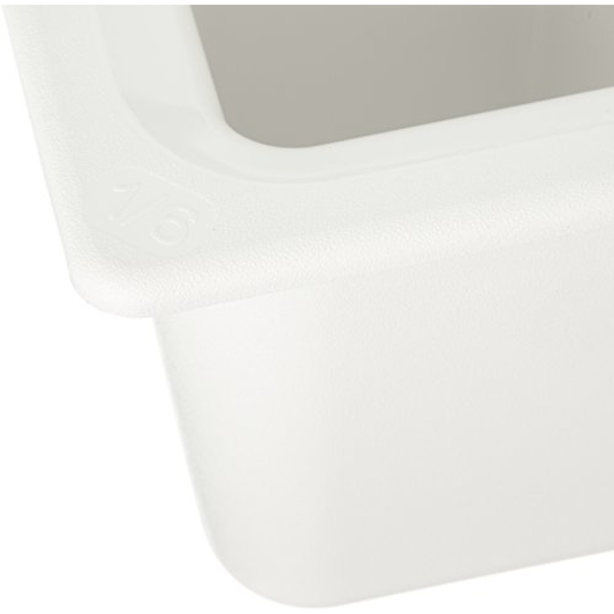 CFS CM110402 Coldmaster ABS Standard Sixth-Size Food Pan, 1.6 qt. Capacity, 6.84" x 6.25" x 5.91", White
