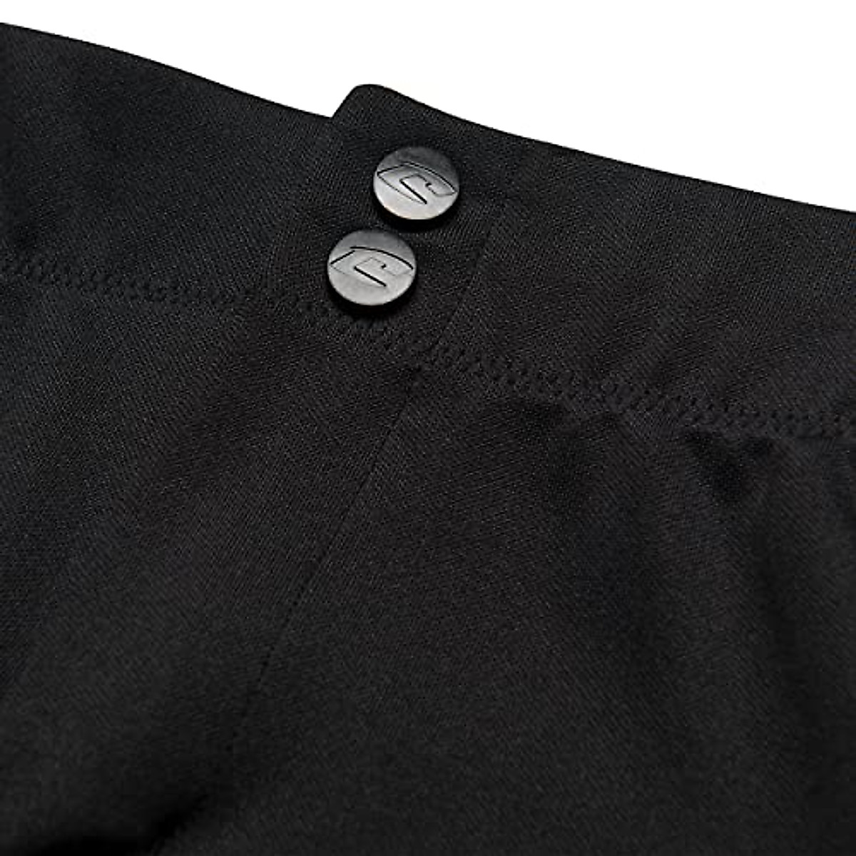 CHAMPRO womens Low-rise Knicker-style Fastpitch in Solid Color With Reinforced Knees Fireball Polyester Softball Pant, Black, X-Small