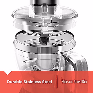 BLACK+DECKER 8-Cup Food Processor, Black, FP1600B