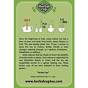 Herbal Cup Ayurveda Tea, Organic Anti-Stress, No Caffeine Herbal Supplement (Anti-Stress, 16 Count (Pack of 1))