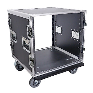 ProX T-12RSS 12U Vertical Amp Rack Mount Flight Case with Caster Wheels