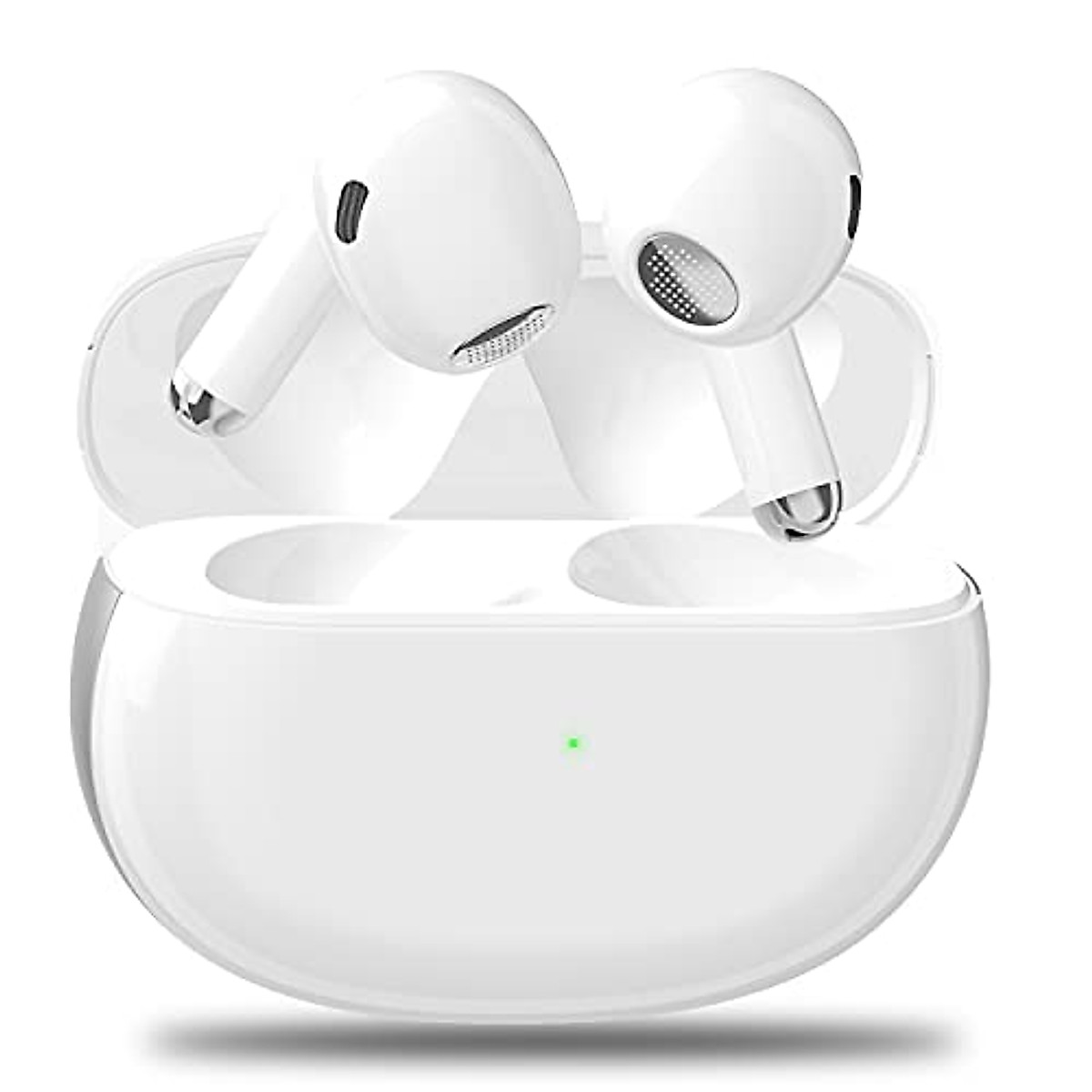 Wireless Earbuds,Bluetooth 5.2 Touch Control Built in Mic Ear Buds Noise Cancelling Air Buds Headphones with 48Hrs Charging Case Waterproof Deep Bass Headset for iPhone Samsung Android in-Ear Earbuds