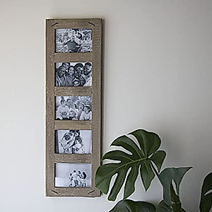 Foreside Home & Garden FFRD06187 4X6 Five Photo Weathered Wood Frame