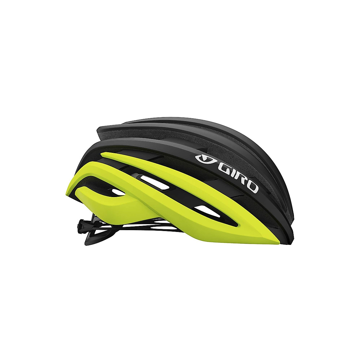 Giro Cinder MIPS Adult Road Cycling Helmet - Black Fade/Highlight Yellow (2022), Medium (55-59 cm)