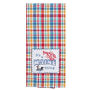 2 Piece Kay Dee Designs Home State Of Maine Embroidered Kitchen Towel Bundle