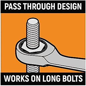 GEARWRENCH 12 Pt. Ratcheting Combination Wrench, 18mm - 9118D