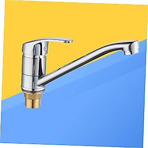 Veemoon Sink Faucet Kitchen Faucet Water Tap Bath Mixer Tap Washbasin Mixer Tap Hot and Cold