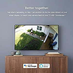 Google Nest Cam Outdoor 2-Pack - 1st Generation - Weatherproof Outdoor Camera - Surveillance Camera with Night Vision - Control with Your Phone