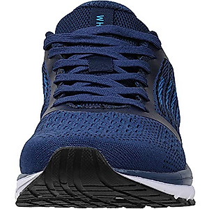 Joomra Mens Tennis Shoes Arch Support Trail Running Sneakers Navy Blue Size 9.5 Lace Cushion Man Jogger Runner Comfortable Walking Jogging Sport Footwear 43