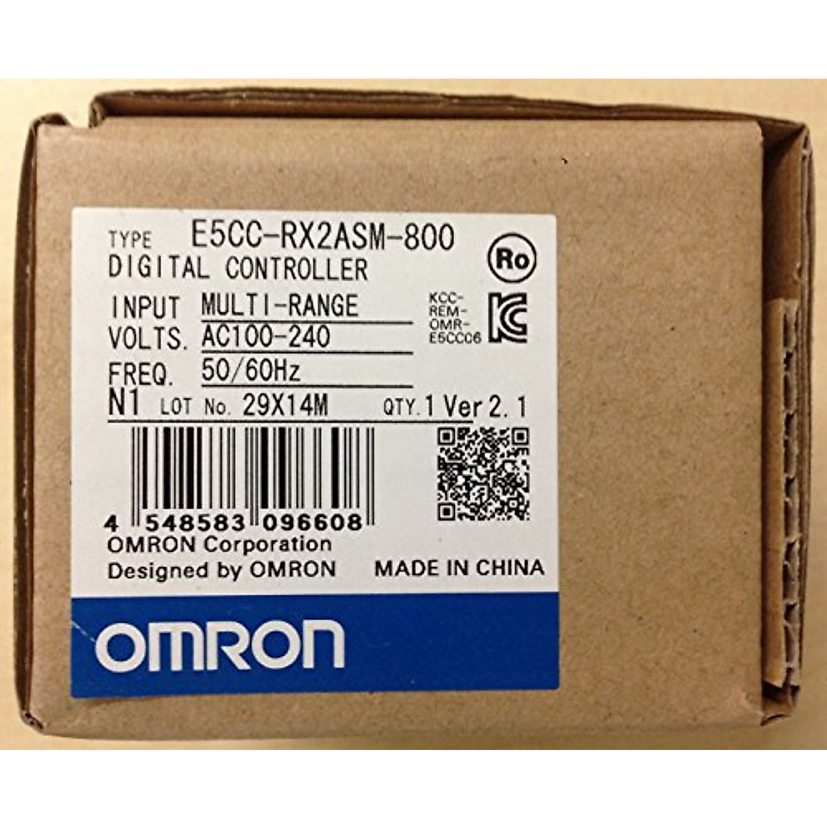 Omron E5CC-RX2ASM-800 Digital Controller (Temperature Controller)