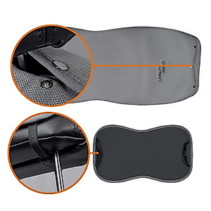 Sojoy Universal Car Seat Cushion for Four Season Car Seat Cover for Front of 2 Seats (Gray)