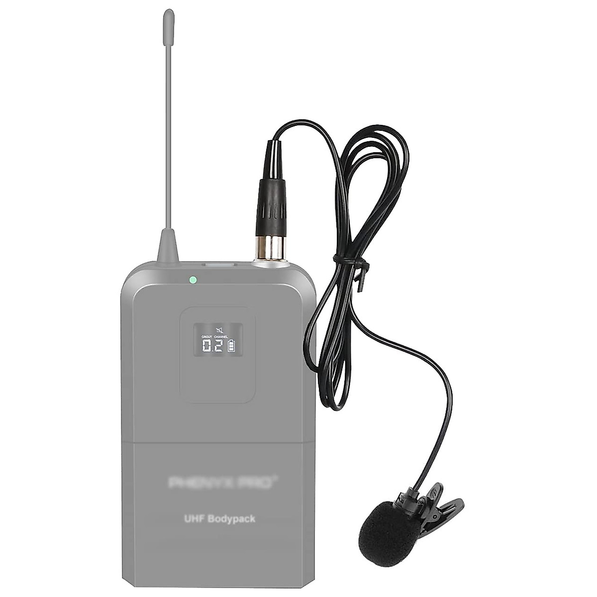 Todlinkoc Lavalier Lapel Microphone with Mini XLR Jack, Hand-Free Clip-on Lapel Mic Compatible with Wireless Mic System UHF bodypacks Voice Amplifier