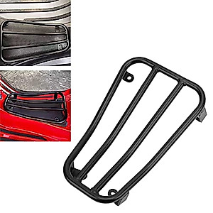 Motorcycle Scooter Footrest Luggage Rack Carrier for GTS 150 250 300 GTV 2017-2022 (Black)