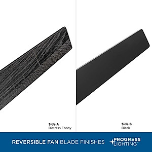 Progress Lighting Braden Collection 56" Three-Blade Indoor Hugger Ceiling Fan