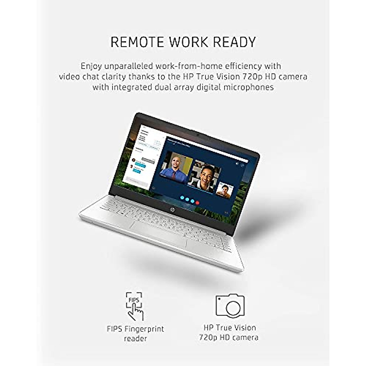 Newest HP 14" HD Touch-Screen Laptop, 11th Gen Intel Core i3-1115G4 3.0H (Beats i5-1035G1), 8GB RAM, 256GB SSD, WiFi 5, Webcam, Windows 10, EROSEFLAMINGO Accessories