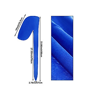 2 Pieces Silky Satin Baby Durags Kids Satin Durag Caps Headwraps with Long Tail and Wide Straps for 360 Waves (Black, Royal Blue)