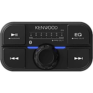 KENWOOD KAC-M5024BT Compact 4-Channel 600 Watt Car Amplifier with Bluetooth Streaming. Built for Marine, ATV and Powersport Applications. Waterproof, Dustproof, Rust Proof and Vibration Proof