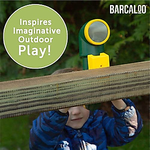 Barcaloo Playground Equipment Play Periscope for Kids - Green Periscope Playset Attachment, Monocular Periscope Swing Set Accessory for Outdoor Playhouse Playset Backyard. Periscope for Toddler