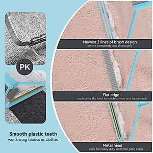 Pet Hair Removal Tool,Pet Hair Remover,Dog Cat Hair Remover,Carpet Rake,Portable Carpet Scraper,Clothes Fuzz Rollers Hairball Shaver Brush for Carpets,Car Mat,Couch,Pet Bed,Furniture & Rug(1Pcs)