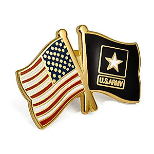 USA Flag/U.S. Army Flags Lapel Pin