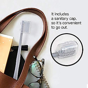 Pack of 8 Ultra Soft Toothbrush with Micro Thin Tapered Bristle - Made in Korea (4 Colors)