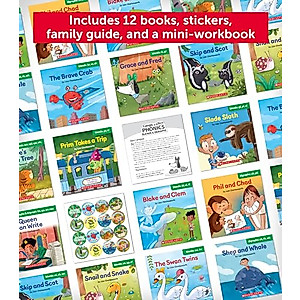 Scholastic Laugh-A-Lot Phonics: Blends & Digraphs (Parent Pack) Boxed Set, Paperback, 12 per Pack (SC-736582)