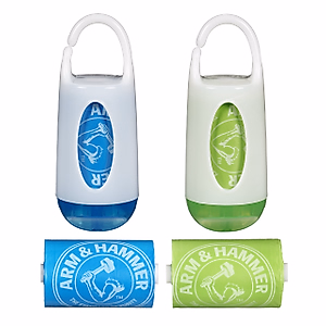 Munchkin Arm & HammerDiaper Bag Dispenser and Bags, 2-Count