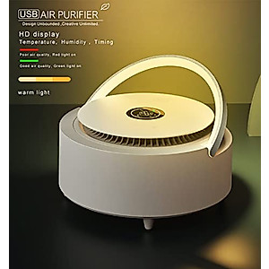 Air Purifiers - Air Purifier for Home, H13 HEPA Air Purifier with Washable Air Filter, Smart Air Cleaner with Night Light for Bedroom, Office and Travel.