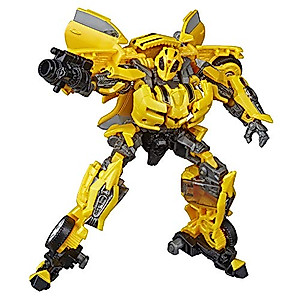 Transformers Toys Studio Series 49 Deluxe Class Movie 1 Bumblebee Action Figure - Kids Ages 8 & Up, 4.5" (Amazon Exclusive)