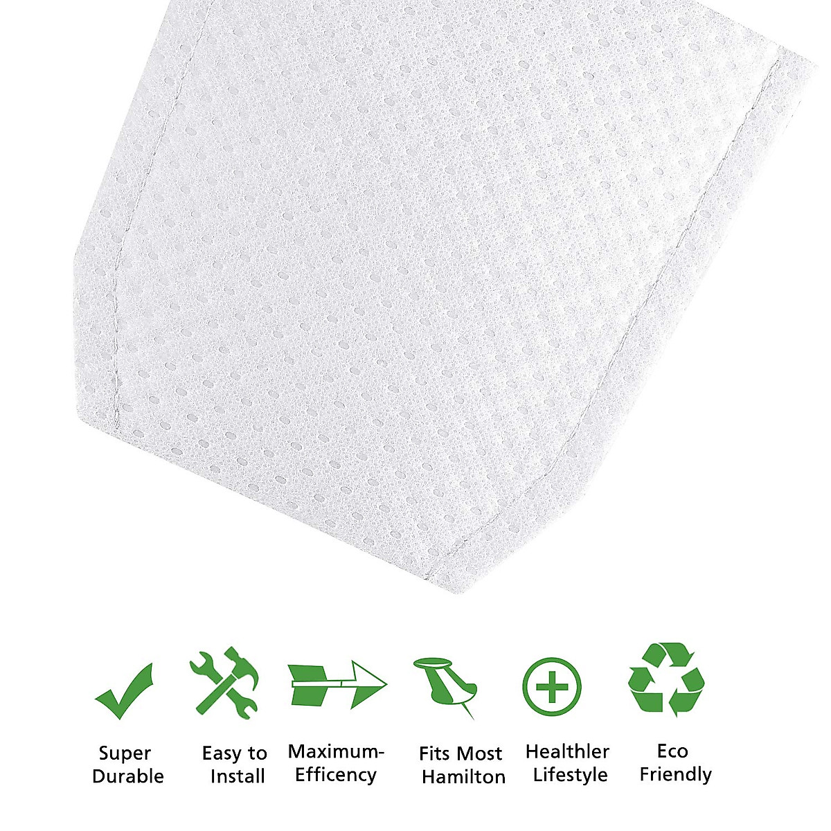 isinlive Cloth Vacuum Filter Compatible with Makita T-03193 10PCS