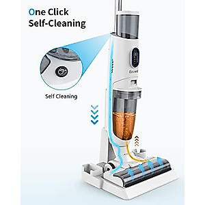 Ecowell WCVP02 Shop Wet Dry Vacuum Cleaner and Mop, 8.6 Pounds, White